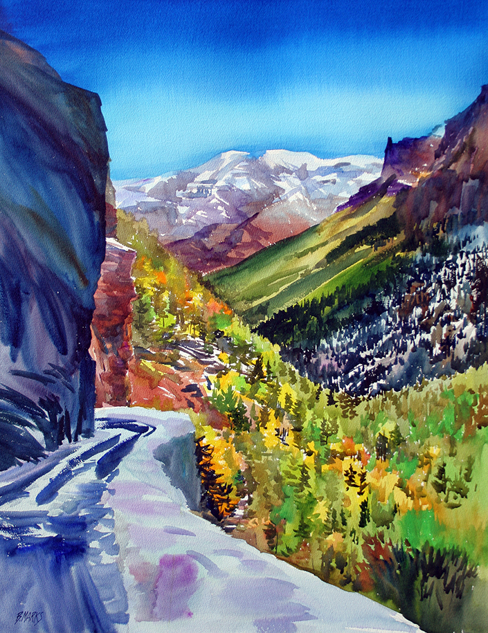 Watercolor Landscapes: Colorado - Bernard Marks Fine Art